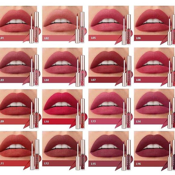 LANGMANNI | Makeup | 6pcs Matte Liquid Lipstick Makeup Set Velvety Long ...